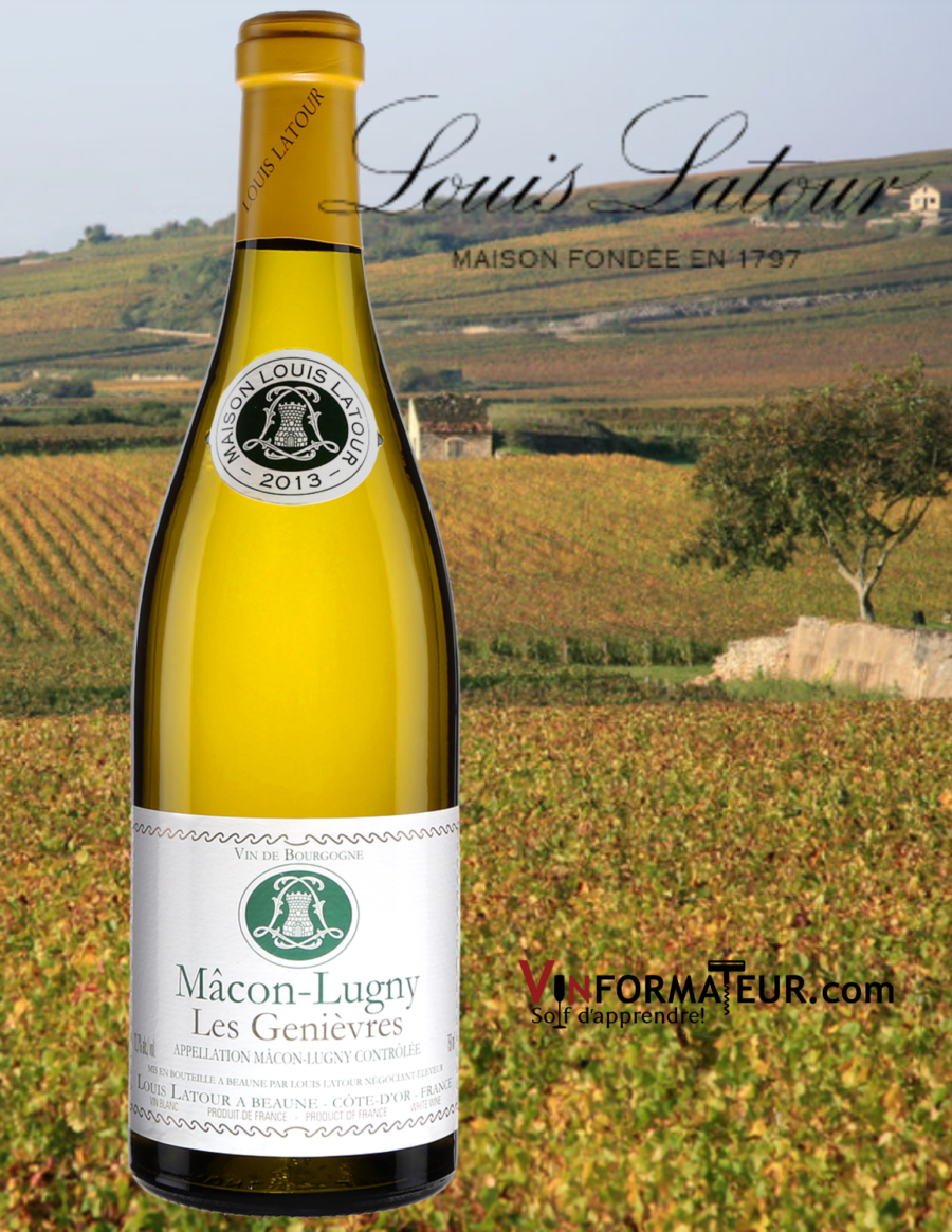 Une valeur sûre que ce vin blanc Mâcon-Lugny ''Les Genièvres ...