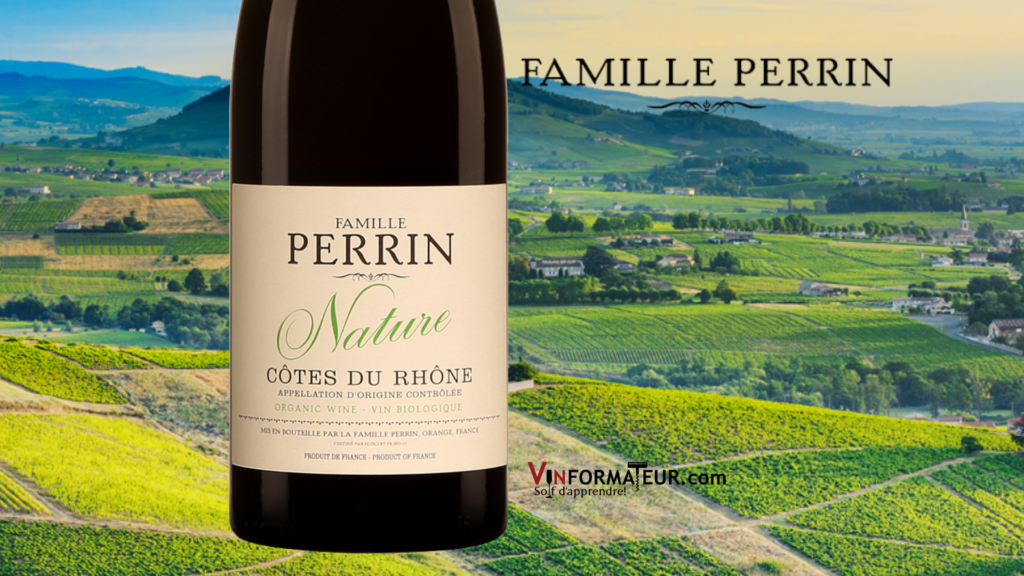 Un beau rouge bio des Côtes du Rhône tout en fruits et en fraîcheur ...