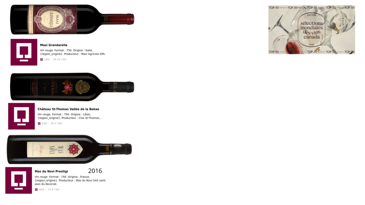 Les 50 meilleurs vins du Concours Sélections Mondiales des Vins Canada ...