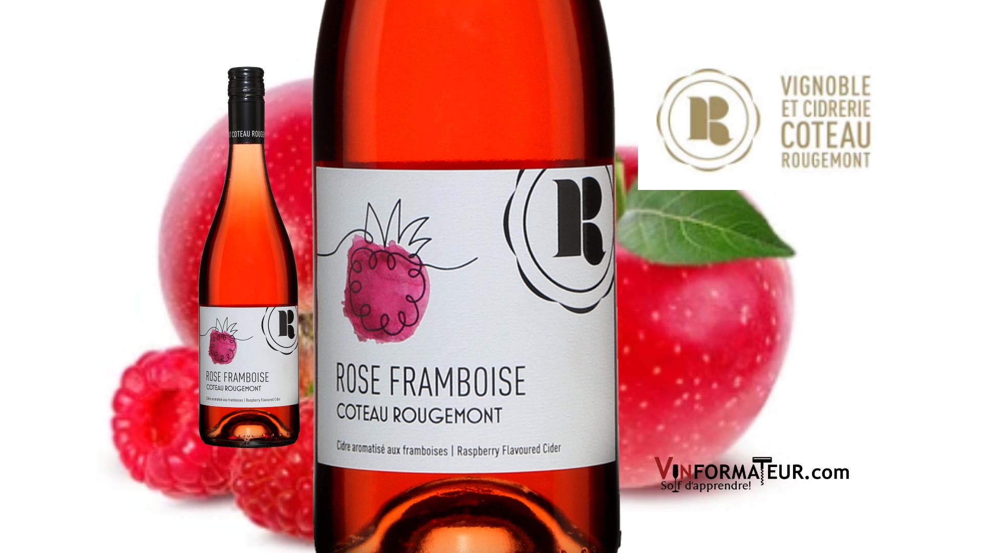 Un cidre Rose Framboise franchement délicieux! Coteau Rougemont ...