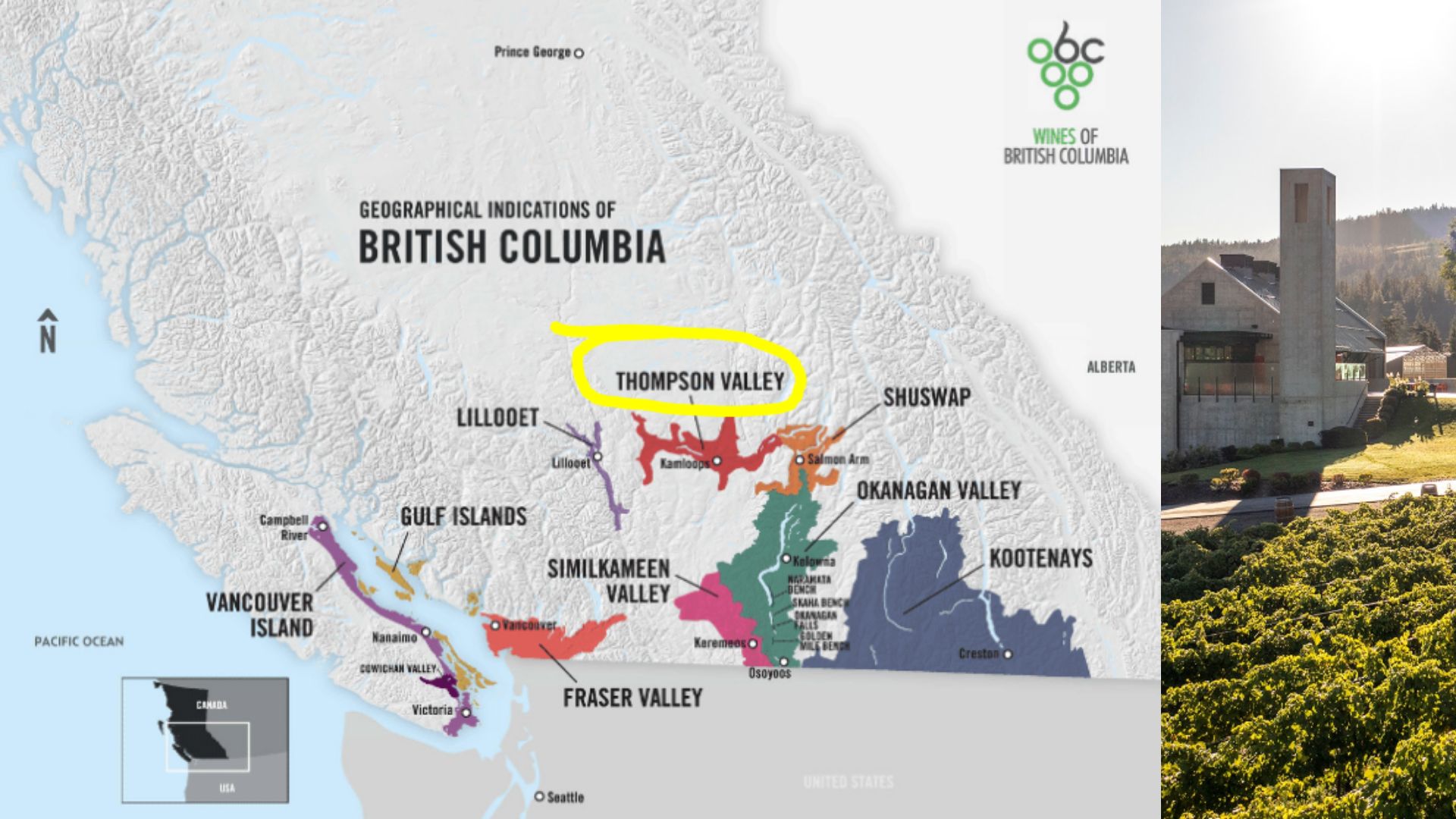 Monte Creek Winery une maison axée sur la durabilité et la biodiversité ...