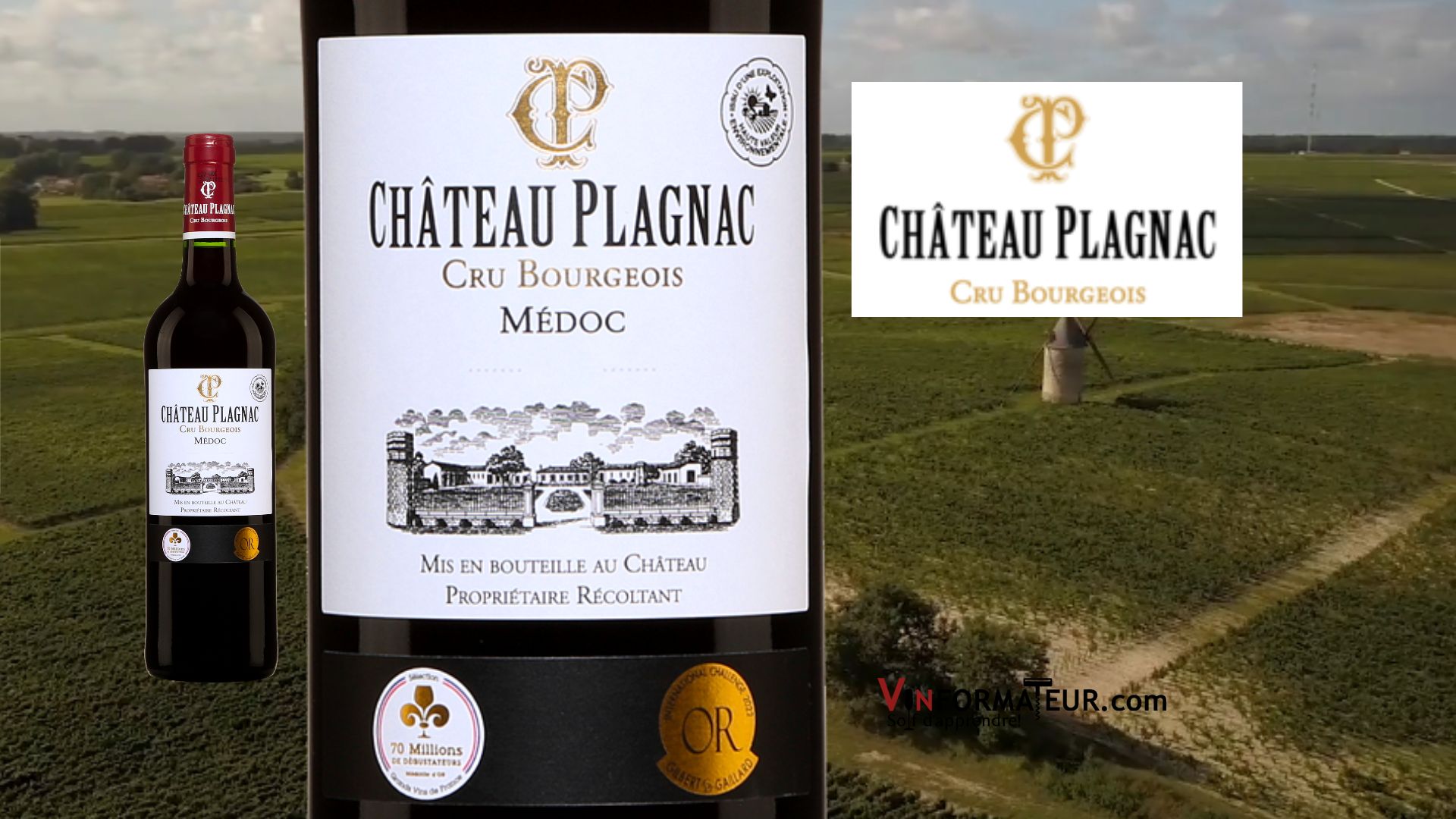 Un Cru Bourgeois à petit prix! Château Plagnac 2020. | Vinformateur