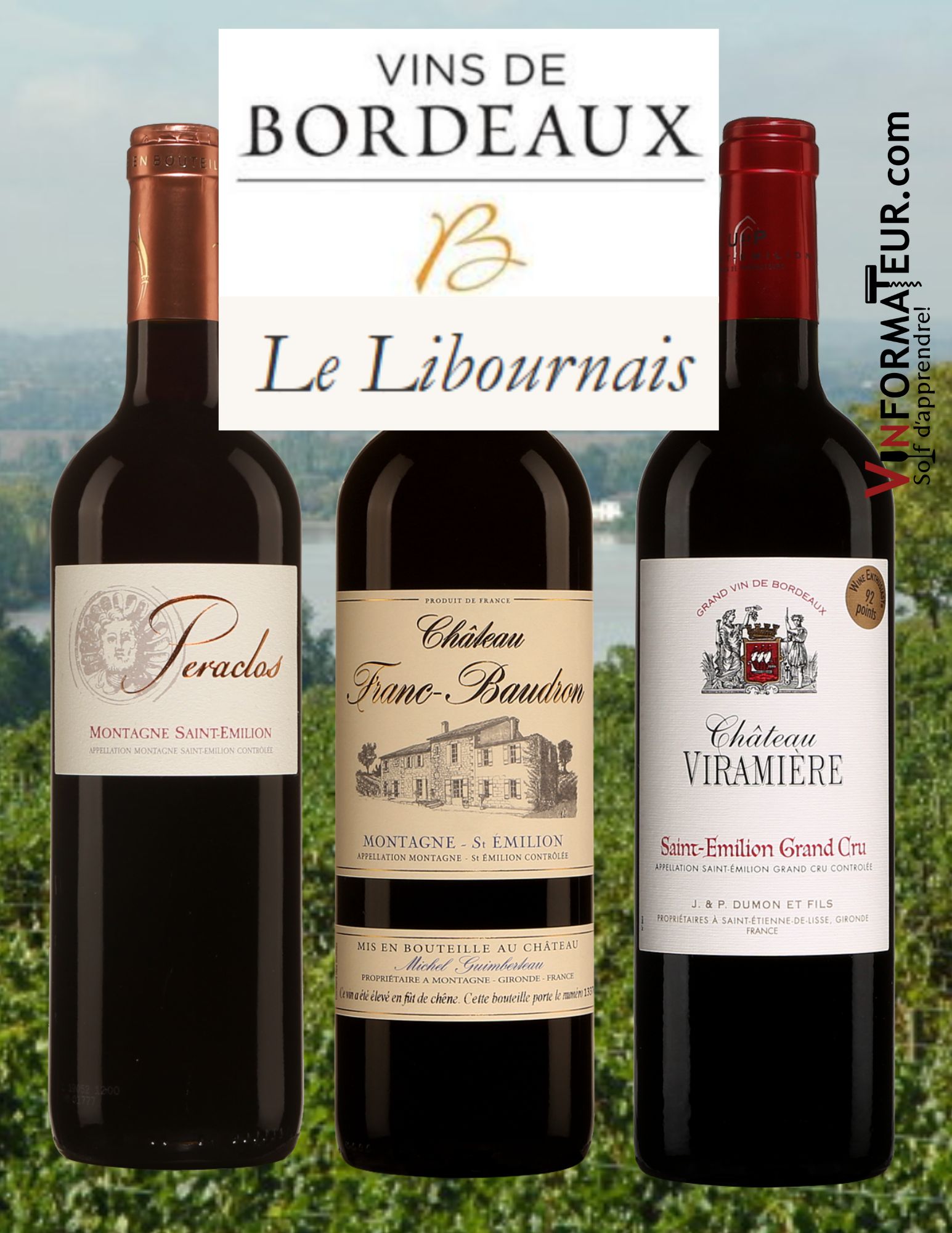 Vins rouges du Libournais à découvrir. | Vinformateur