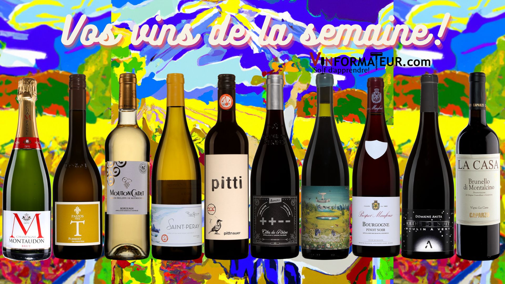 Vins mousseux blancs rouges de la semaine | Vinformateur