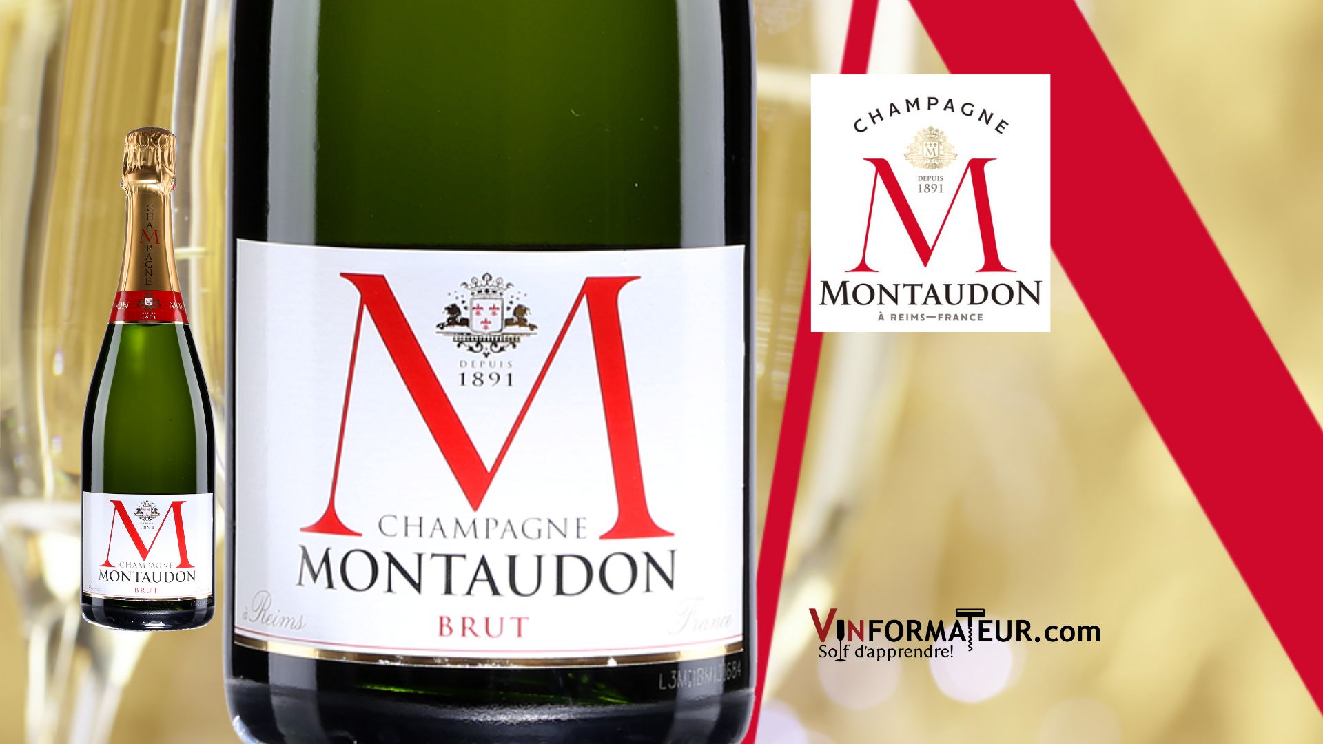 Champagne Montaudon Brut un des moins chers | Vinformateur