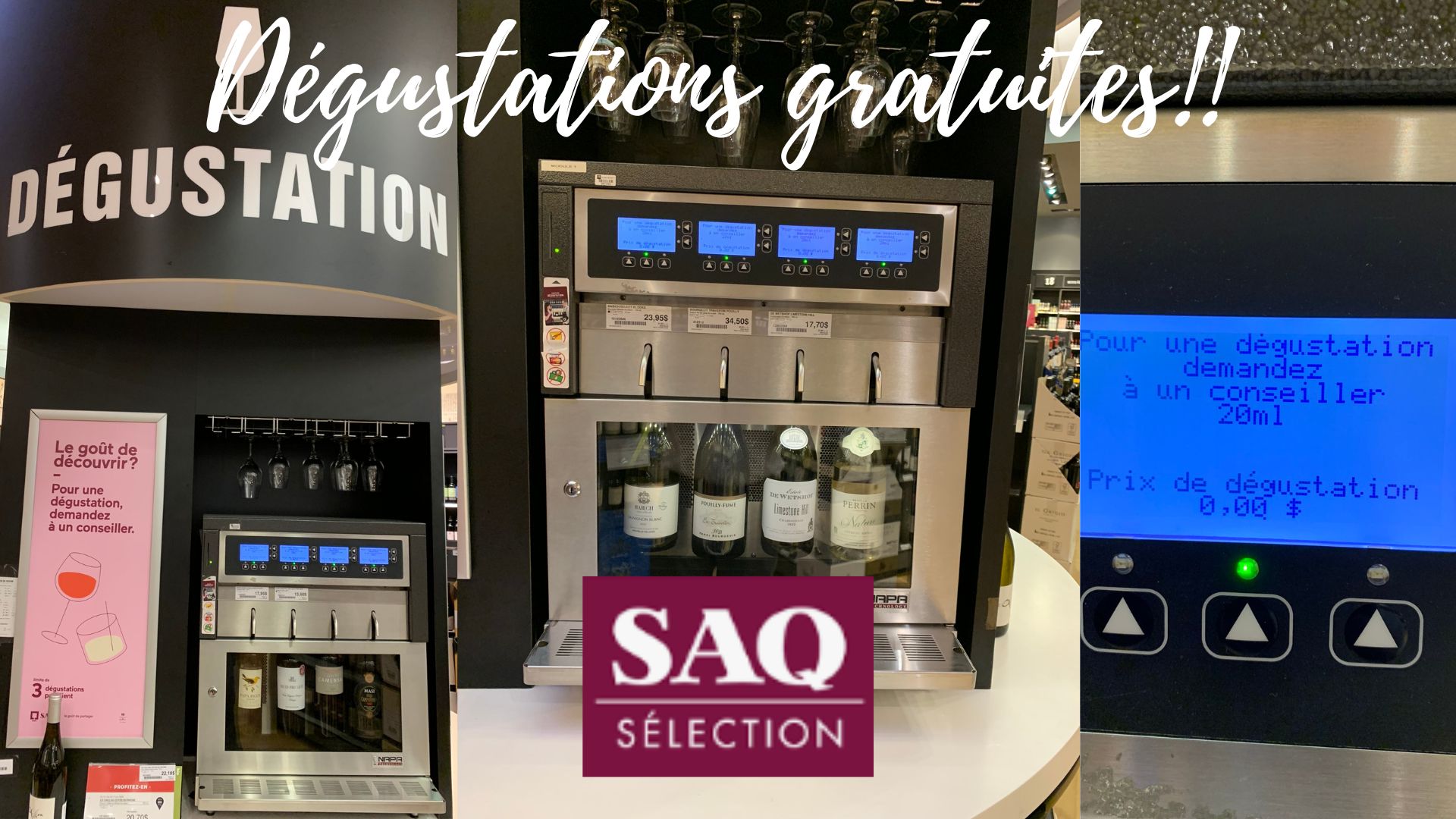 Dégustations gratuites SAQ Sélection | Vinformateur