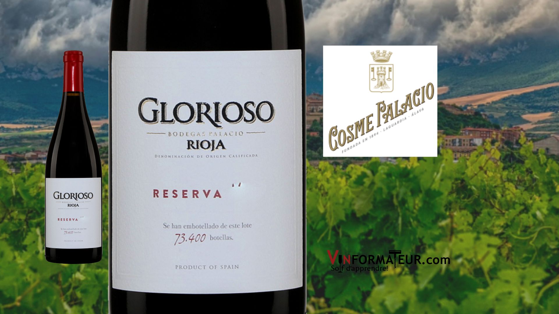 Vin rouge de la Rioja Glorioso Reserva 2017 | Vinformateur