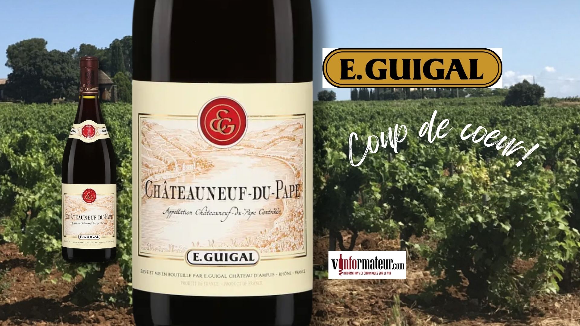 Coup de Cœur : Châteauneuf-du-Pape 2018 E. Guigal | Vinformateur