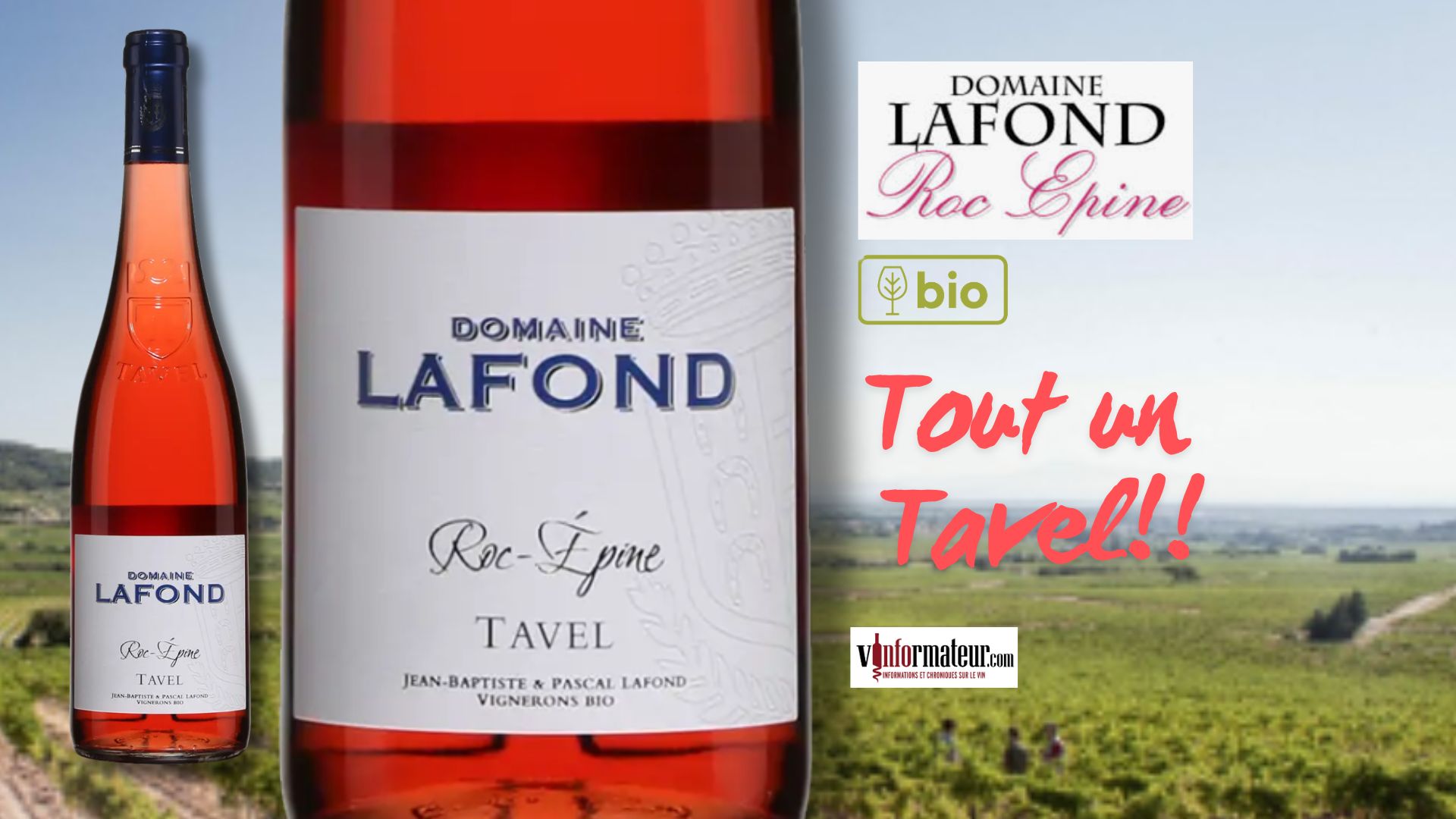 Domaine Lafond Roc-Épine Tavel 2022 : Un Rosé Exceptionnel de la Vallée ...