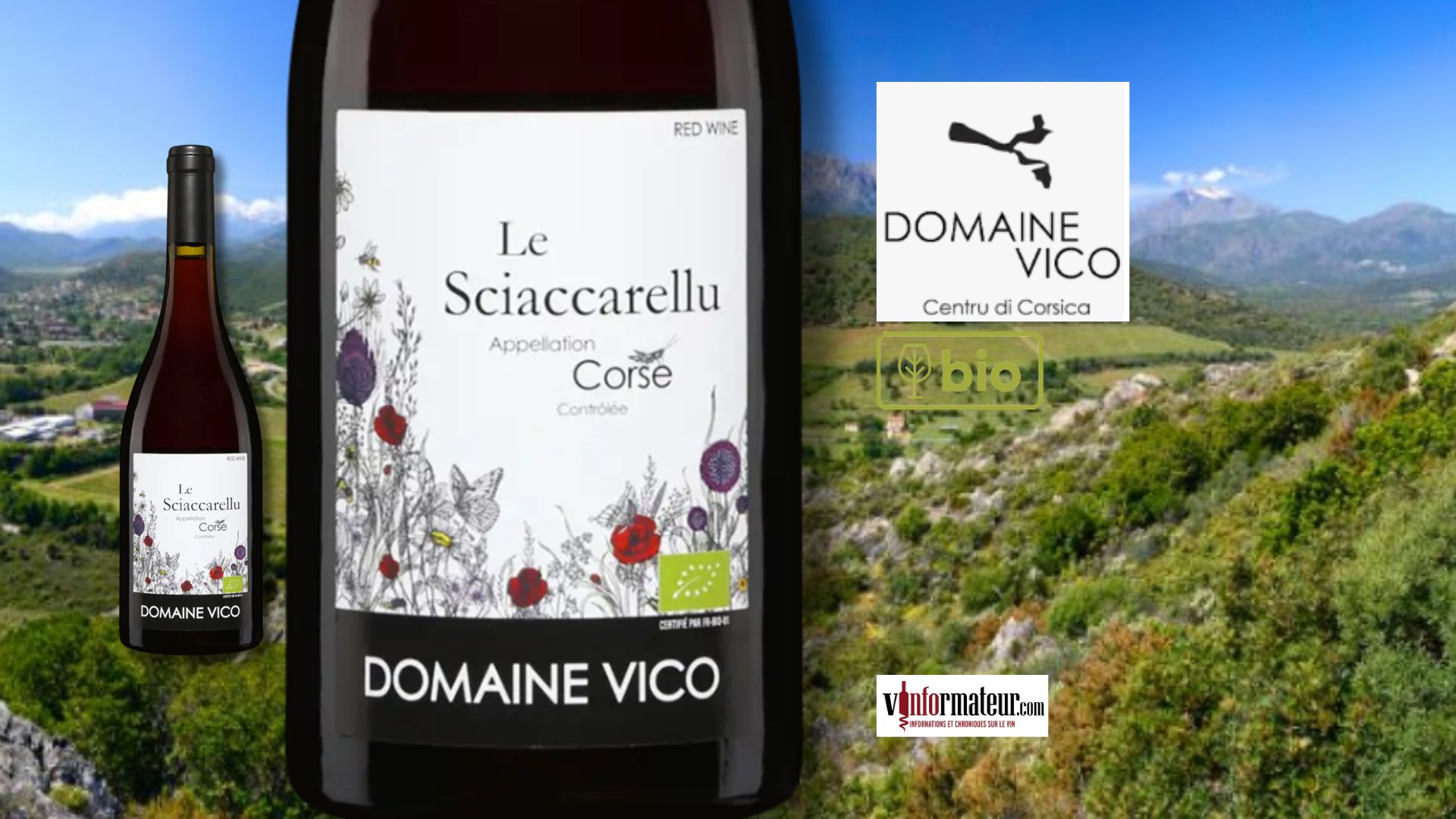 Domaine Vico Le Sciaccarellu 2022 : Vin rouge bio corse | Vinformateur