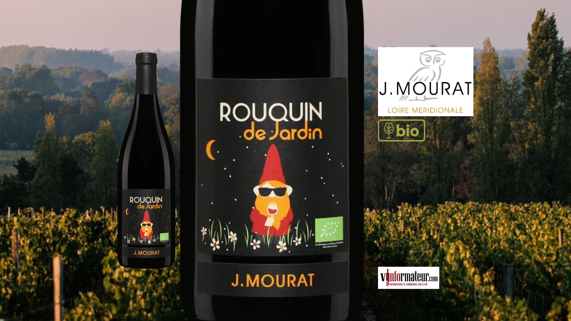 Rouquin de Jardin 2021 - J. Mourat : Un Pinot Noir Bio coup de coeur ...